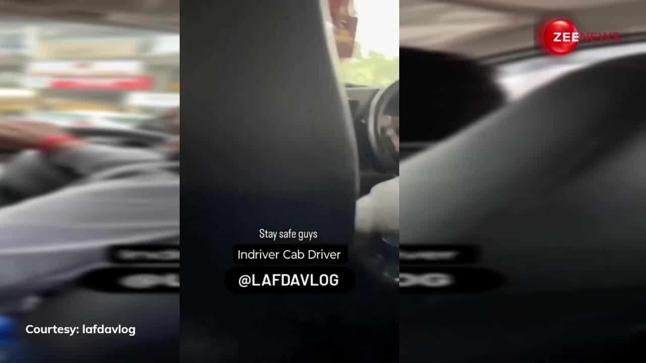argument between a woman and a cab driver over Rs 5 what happened next ...