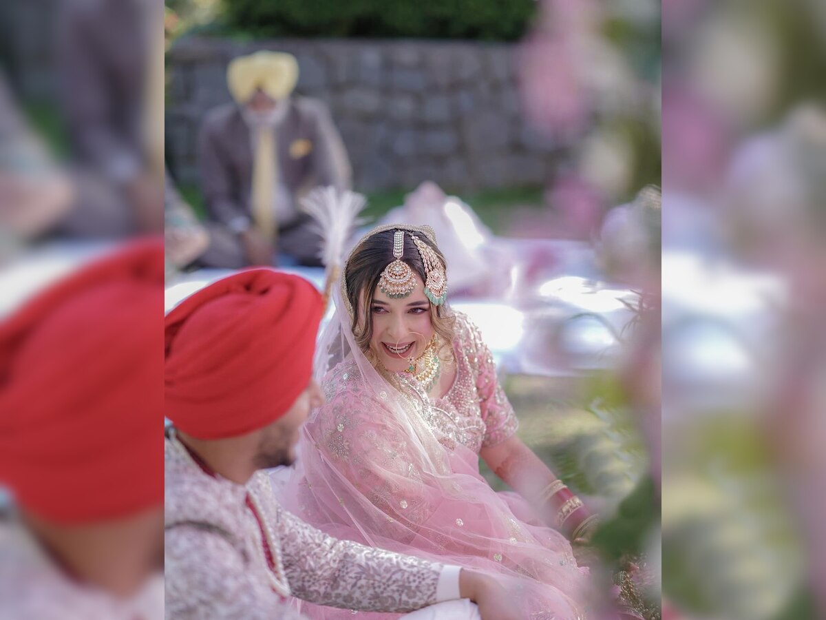 Animal Film actor Pranay Singh Pachauri ties the knot with Sahaj Kaur in kasoli see wedding ...