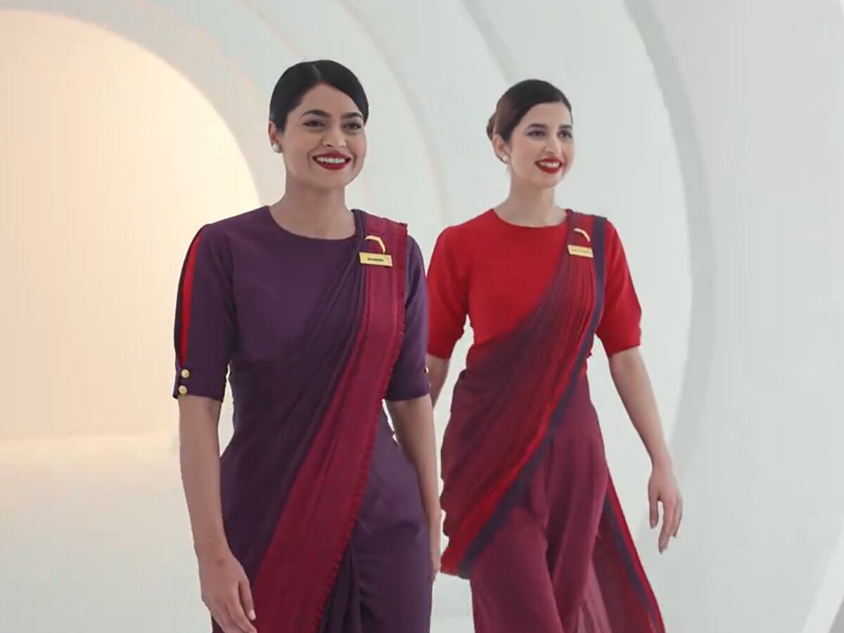 air india has changed the dress of pilot crew members check who is the ...
