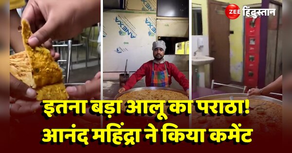 anand mahindra funny tweet after seeing big aloo paratha | Big Aloo ...