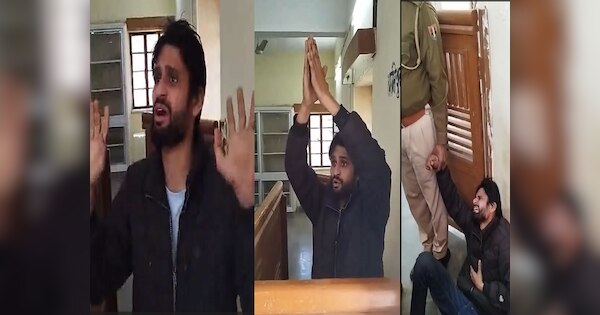 firing accused reached to surrender before judge in pratapgarh rajasthan trending video goes ...