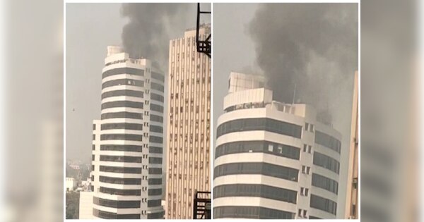 Fire breaks out in Delhis Gopaldas building 15 fire tenders on the spot ...
