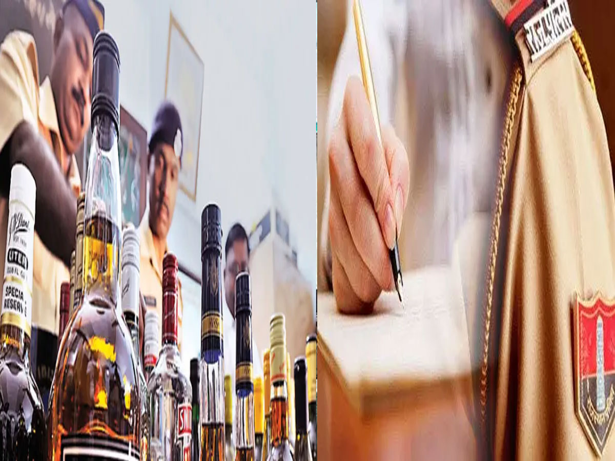 Rajasthan tussle between Excise Department and Police team legal liquor ... Rajasthan tussle between Excise Department and Police team legal liquor ...