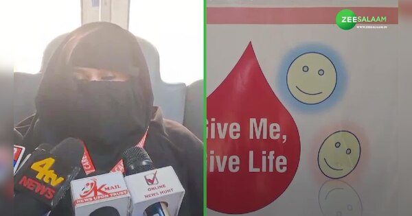Bilkis Ara of Kashmir established bond has donated blood 34 times | Srinagar News: कश्मीर की ...