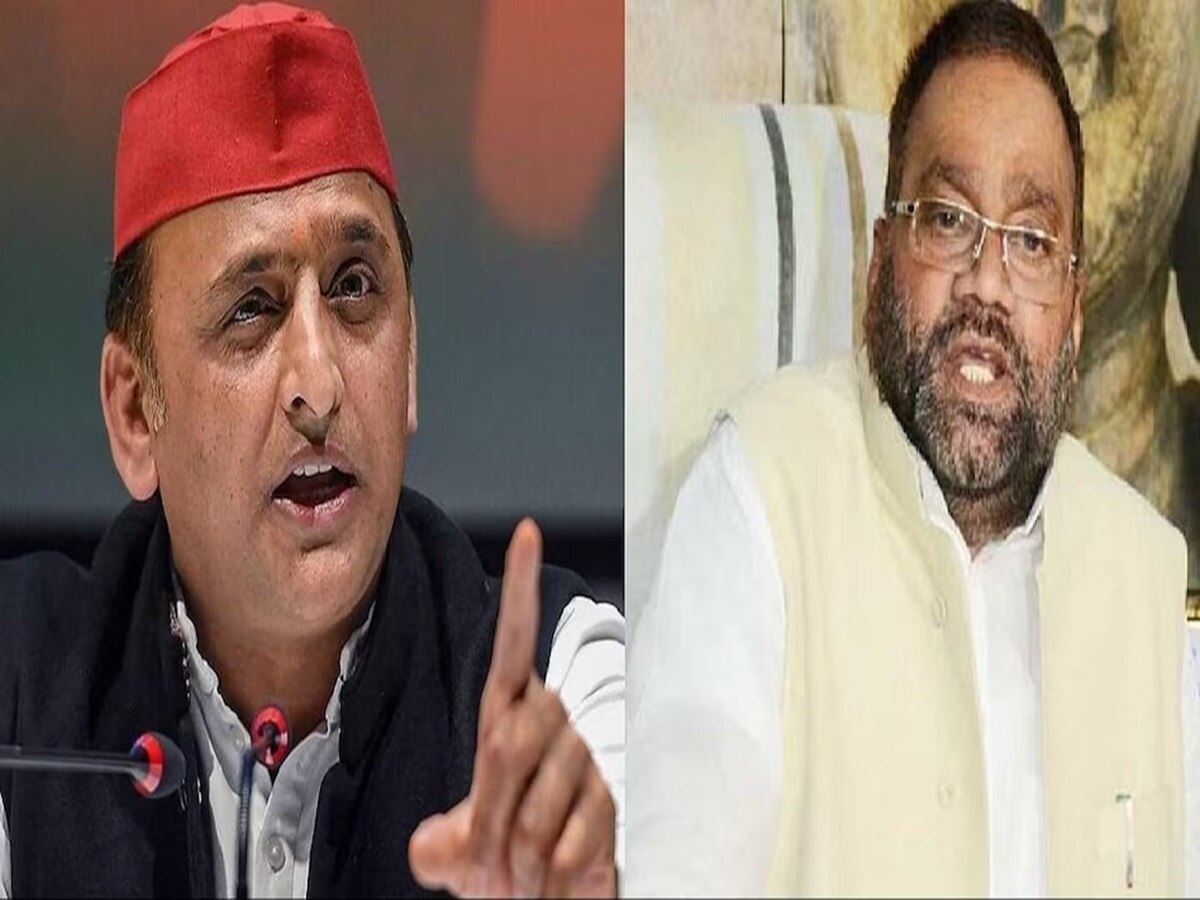 Loksabha chunav Akhilesh Yadav big reaction on anti hindu statements Swami prasad maurya Brahmin ...