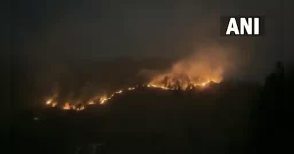 himachal pradesh kullu forest fire video people ask question to van ...