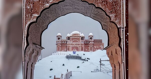 snowfall in Jaipur what will be view AI shows beautiful pictures ...