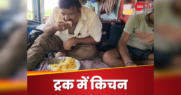 driver cooks food inside the Truck cooking video viral on YouTube ...