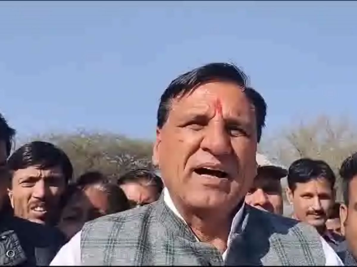 Churu news MLA Harlal Saharan inspected nature park expressed ...