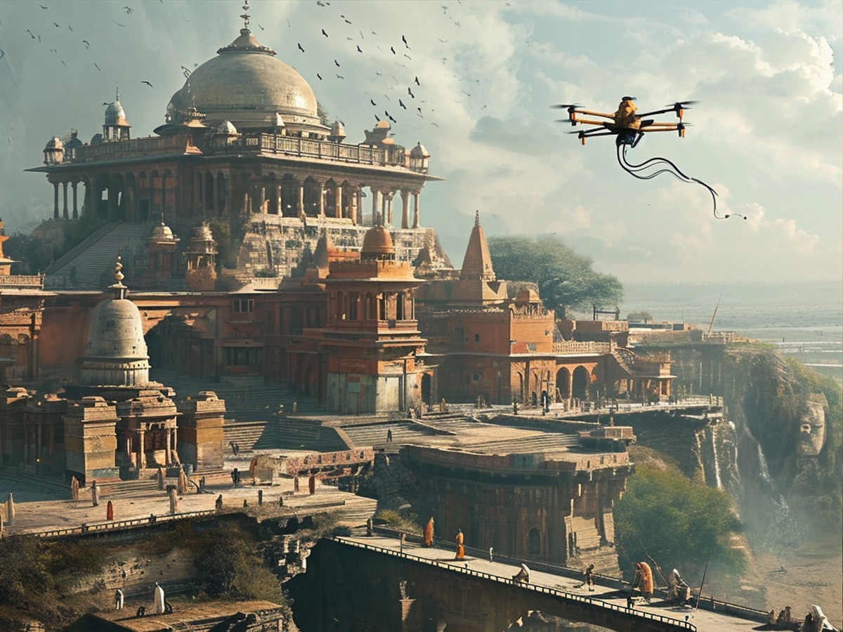 Ayodhya In 2050 How Ram Nagri Look After 26 Years AI Generated Images ...