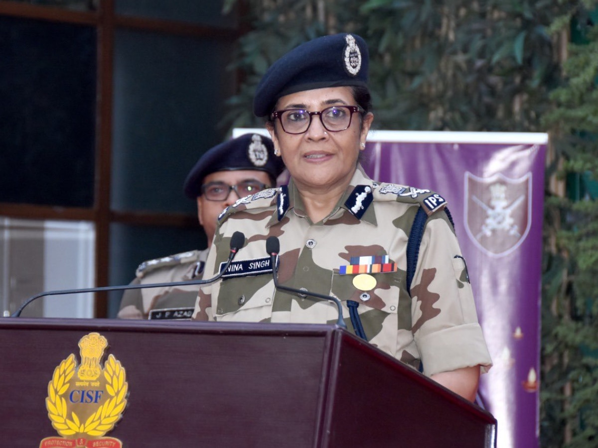 know who is nina singh who has been made the first woman chief of CISF ...