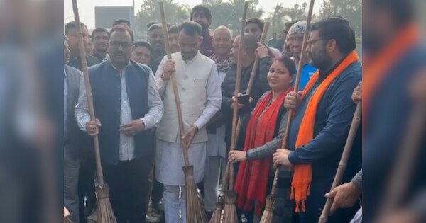 Deputy Chief Minister Premchand Bairwa used broom said We are taking PM ...
