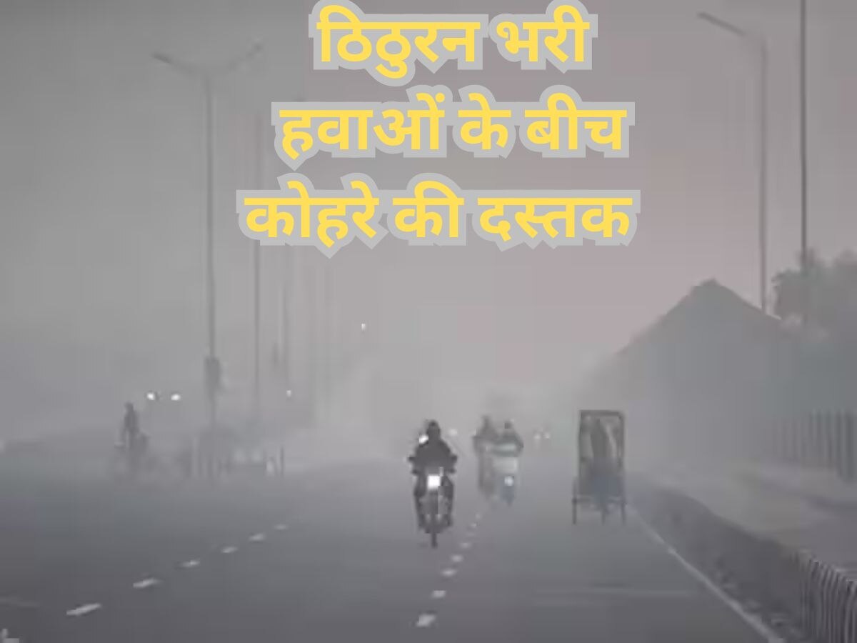 Churu Weather Fog left by icy winds dense fog | Churu Weather: बर्फीली ...