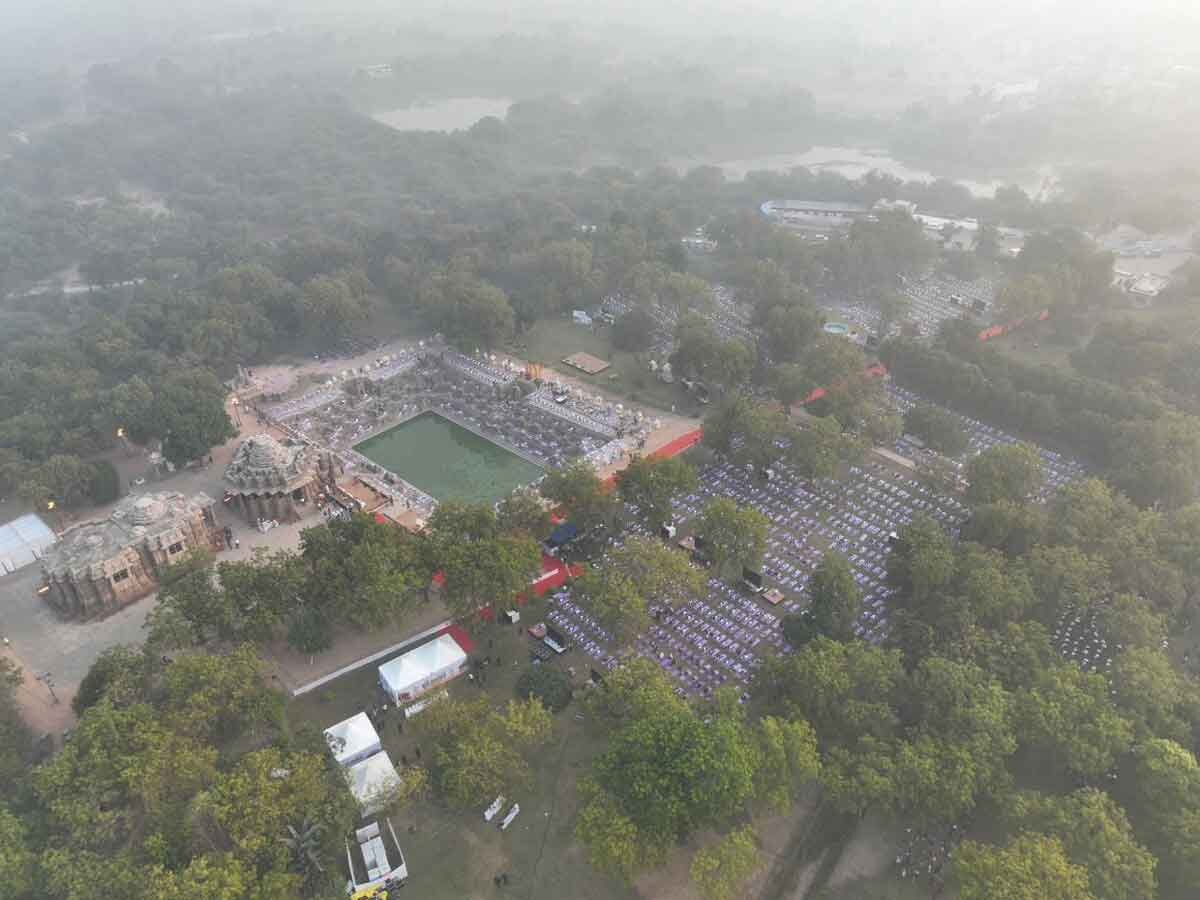 In Gujarat people did Surya Namaskar and made a Guinness World Record ...