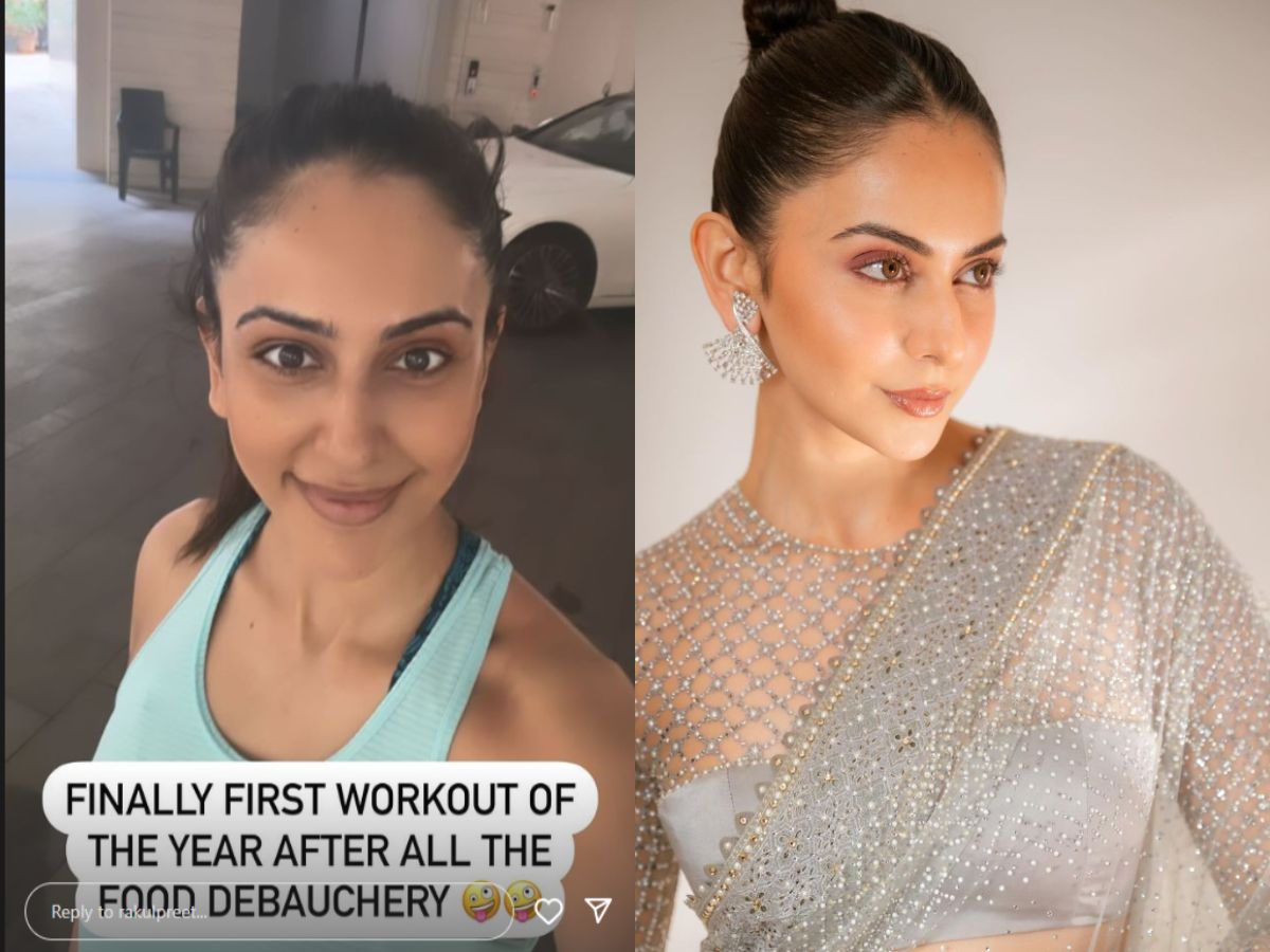 bollywood actress rakul preet singh gives a glimpse of her first ... bollywood actress rakul preet singh gives a glimpse of her first ...