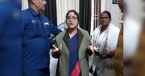 JDU workers scolded Transport Minister Sheela Mandal and accused her of ...