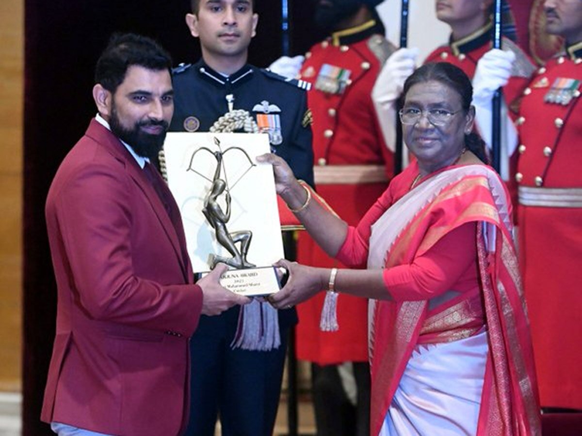 Mohammed Shami Sheetal Devi sunil kumar receive Arjuna Award National Sports Awards Check full ...