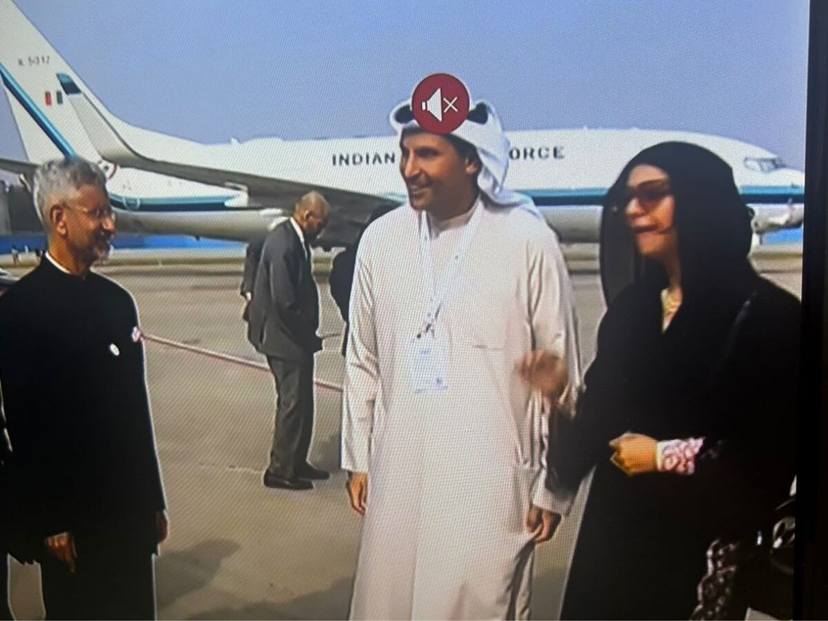 Mona Ghanem Al maari arrived to attend the Vibrant Gujarat Global ...