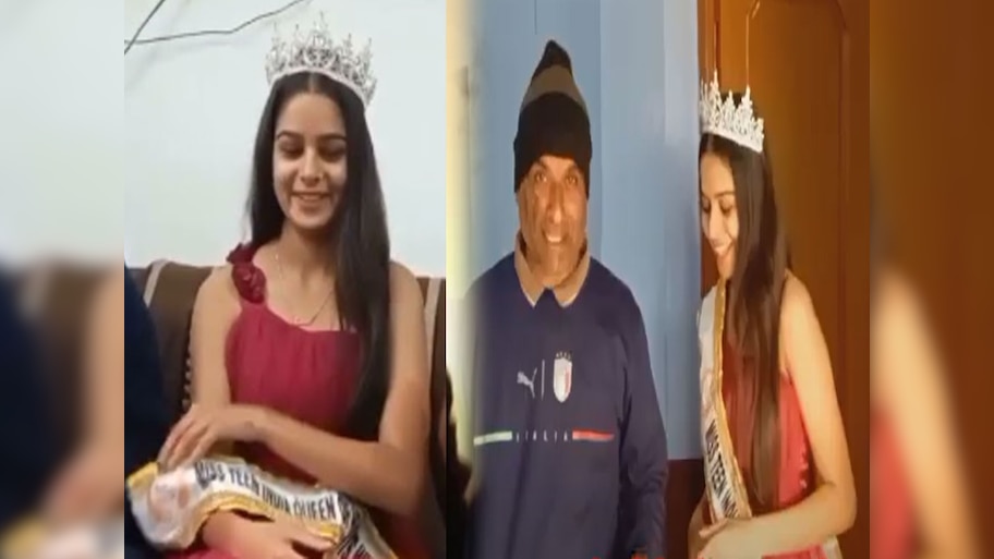 Nandini Chauhan won Miss India Queen of Hearts title was Miss Rajasthan ...