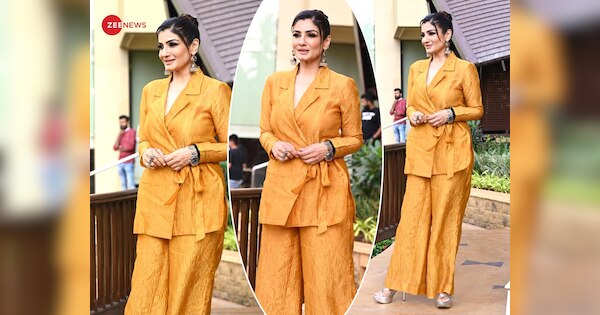 raveena tandon spotted with Karmma calling star cast see pictures ...