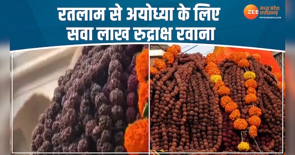 Ram Mandir 1.25 lakh Rudraksh leaves from Ratlam for Ayodhya will be ...