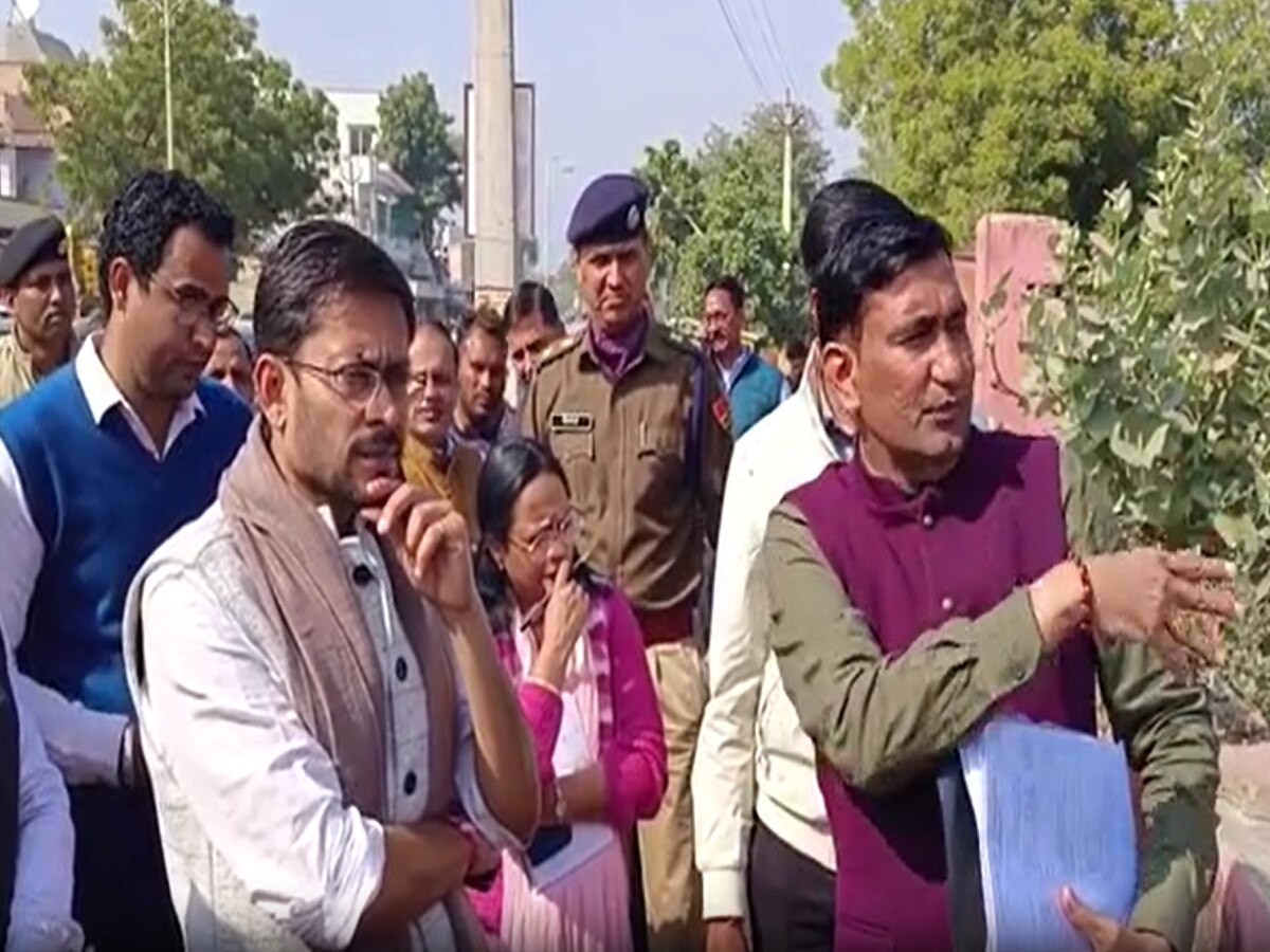 Bhilwara District Collector Namit Mehta inspected various places in the ...
