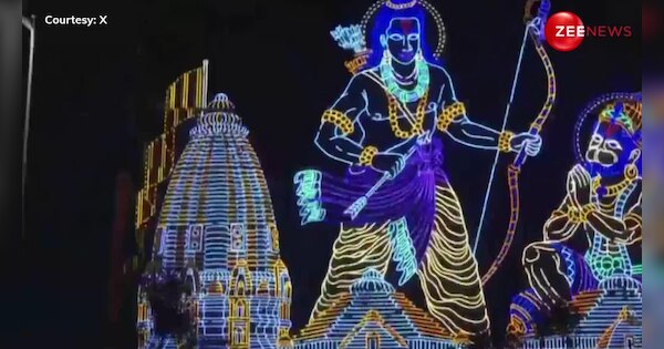 light show of ram darbar in shivaji park mumbai dadar watch video ...
