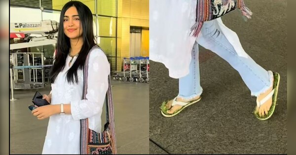 अदा शर्मा ने जीता फैंस का दिल, अदा ने पहनी घास वाली चप्पल