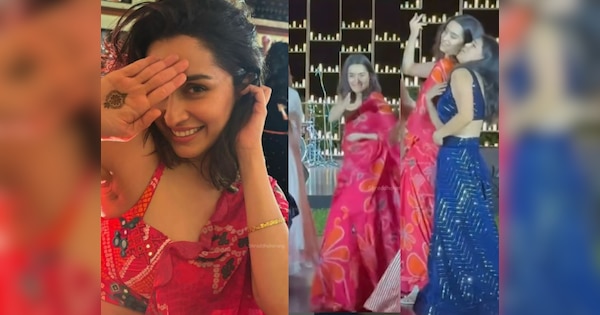 Shraddha Kapoor dancing in hairstylist Nikita Menon pre wedding ...