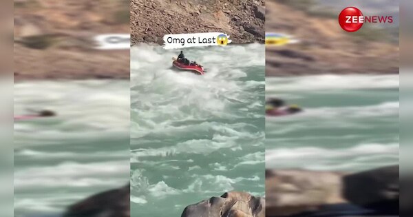 suddenly an incident happened while river rafting in rishikesh people ...