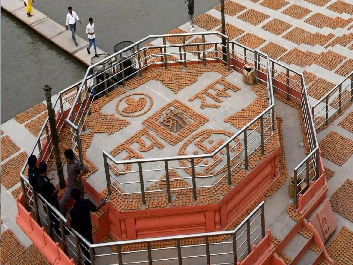 Ayodhya Dham shining from wall painting to sand sculpture before Ram ...
