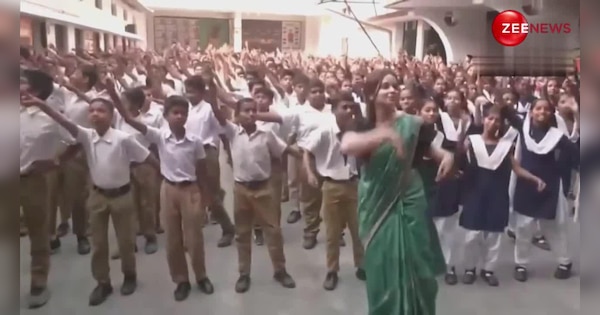 hindustan ka baccha baccha jay shri ram bolega school children ...