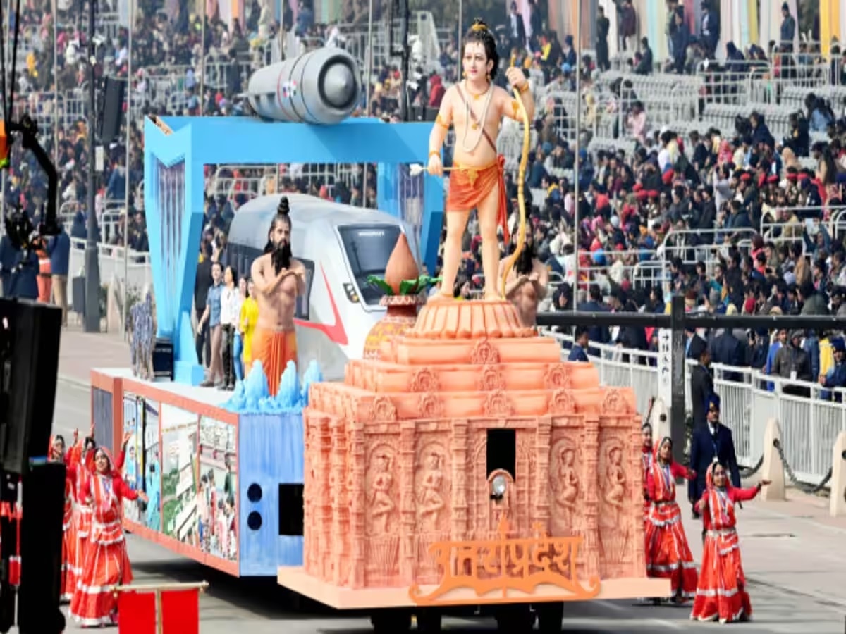 Republic day 2024 parade jhanki 75th gantantra diwas ki jhankiyan ki ...