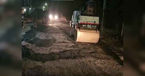 Sanchore News Even after patchwork on Hadecha road potholes remain the ...