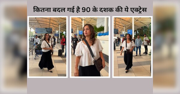 Akshay Kumar Actress Ashwini Bhave Spotted At Airport for 69th Filmfare ...