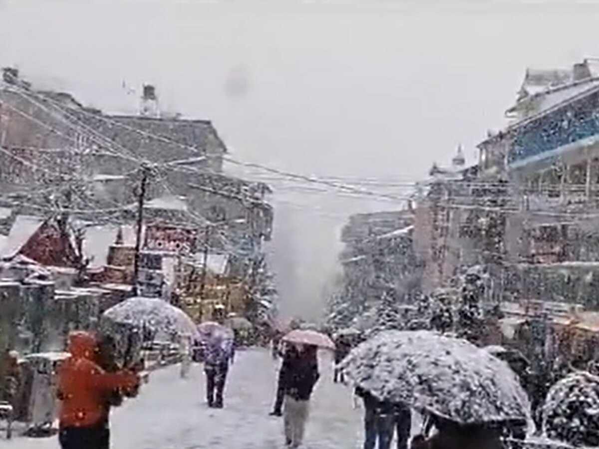 himachal snowfall photos kullu manali chamba shimla lahul spiti ...