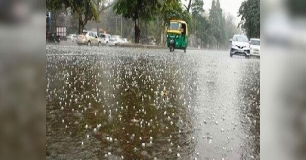 Rajasthan Weather Cloudy weather rain and hail alert in these districts along with Jaipur ...