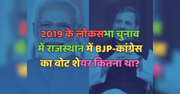 Trending Quiz 2019 के लोकसभा चुनाव में राजस्थान में Bjp कांग्रेस का