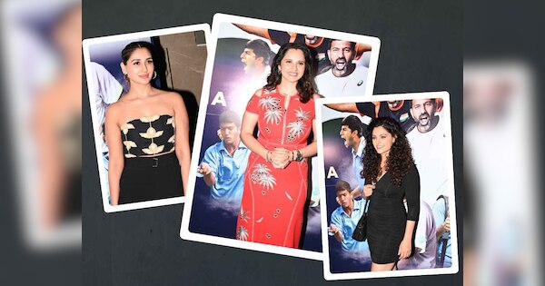 Sania Mirza Shriya Saran Saiyami Kher Shubhman Gill Avneet Kaur spotted ...