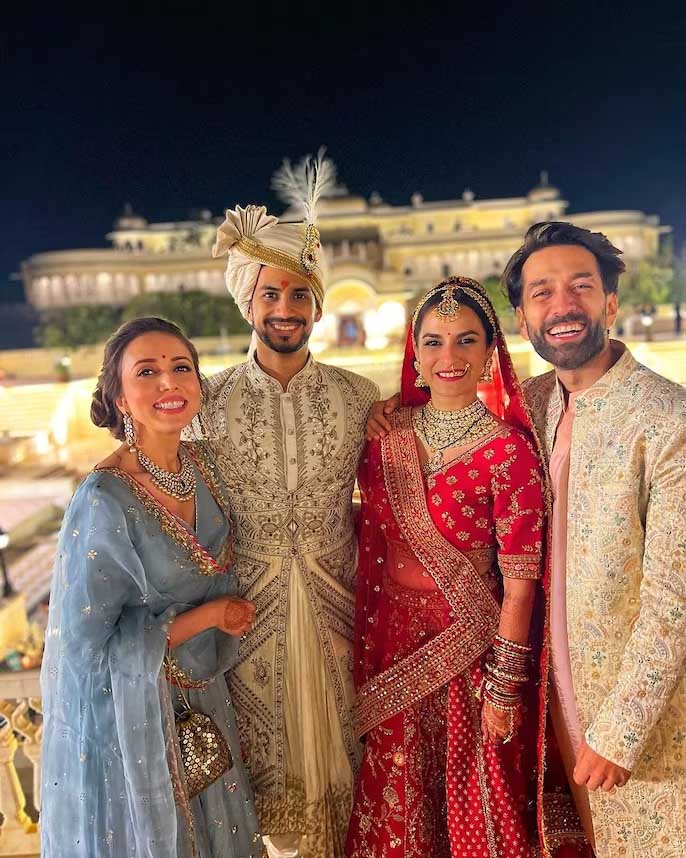 Kashmira Irani Married Akshat Saxena in lavish Ranthambore ...