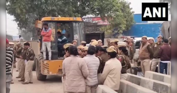 Delhi Chalo Kisan Andolan Video all delhi ncr hariyana border sealead section 144 imposed ...