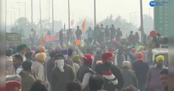 large number of farmers gathered at Shambhu border | Shambu Border ...