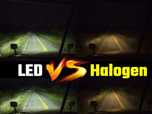 Cars LED light Vs halogen light advantages and disadvantages । कार में ...