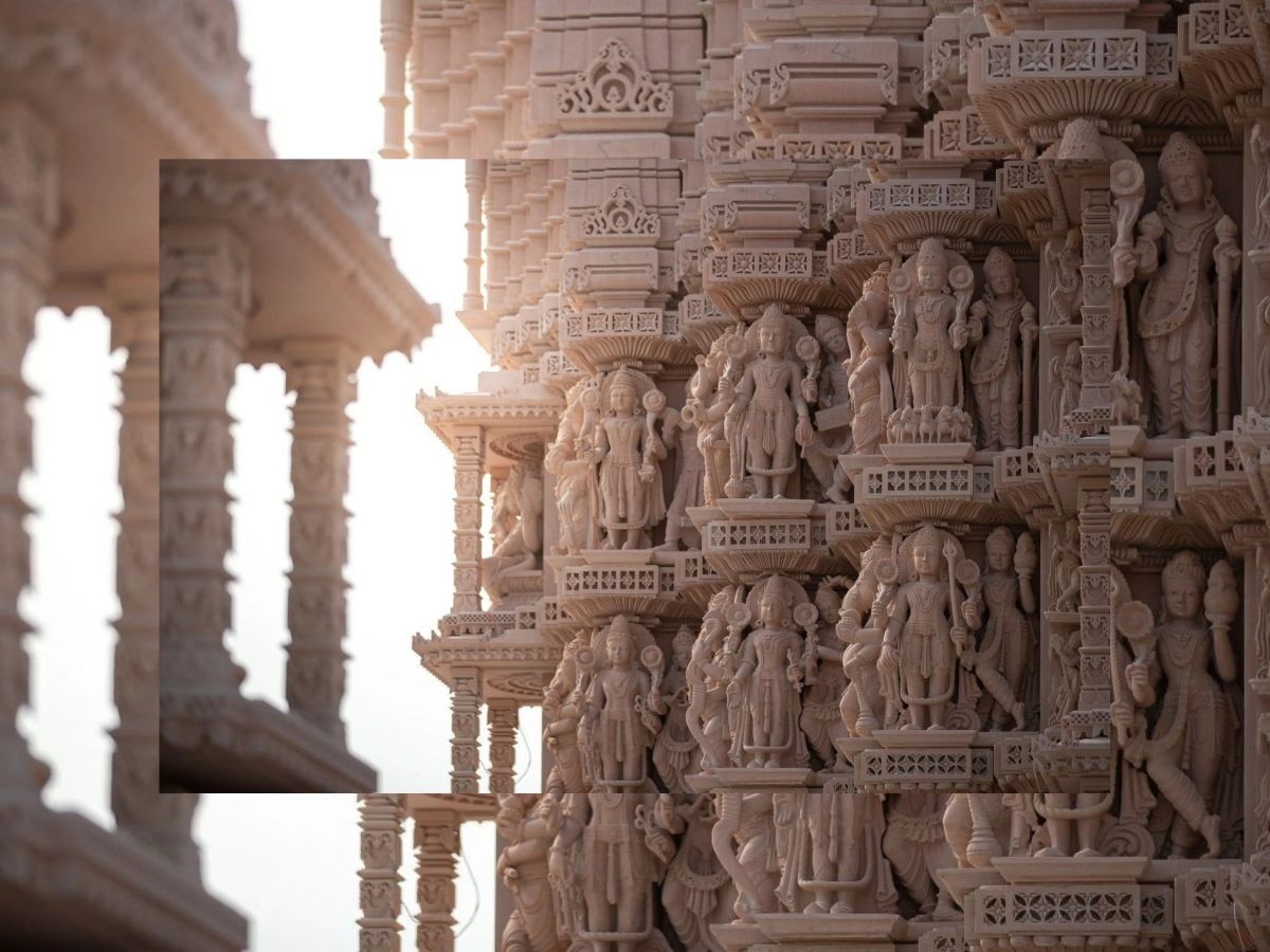 PM Modi inaugurates baps swami narayan hindi mandir UAE bochasanwasi ...