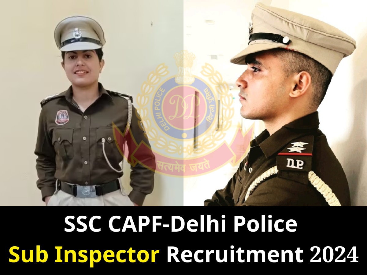ssc capf and delhi police sub inspector recruitment 2024 notification ...