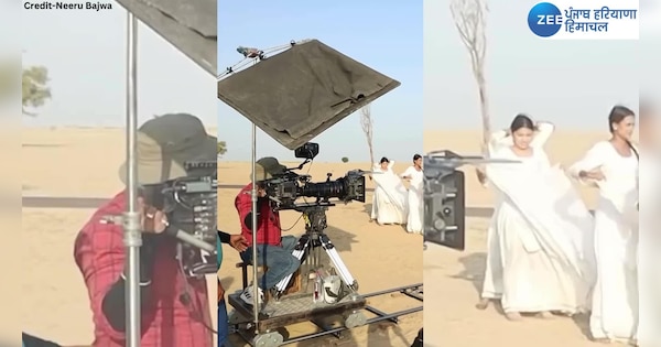 Neeru Bajwa shared video with Satinder Sartaaj new movie set shayar ...