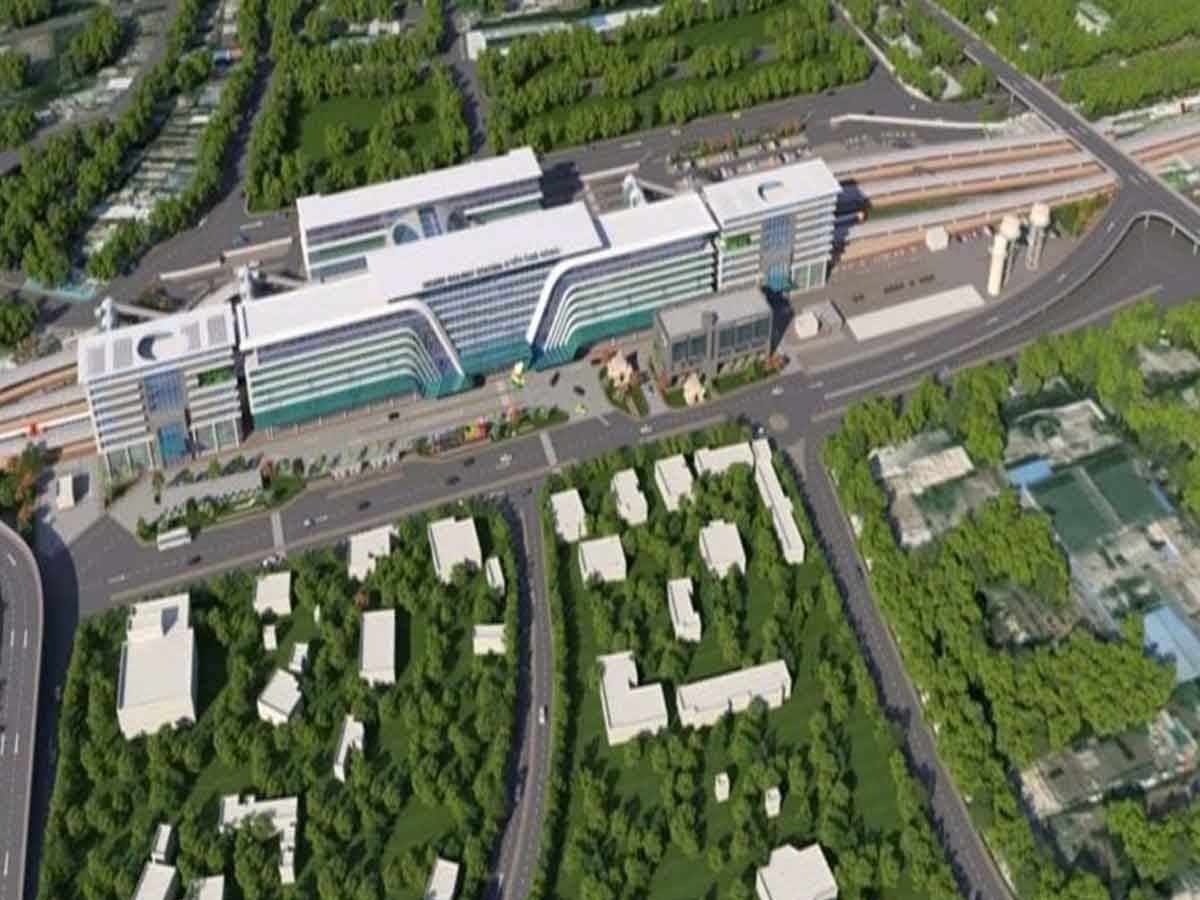 Indore New Railway station 7 storey high tech building Facilities like ...