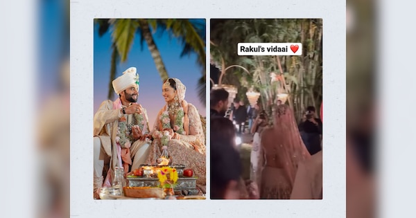 Rakul Preet Singh Vidaai Video From Goa Jackky Bhagnani Wedding | Rakul ...