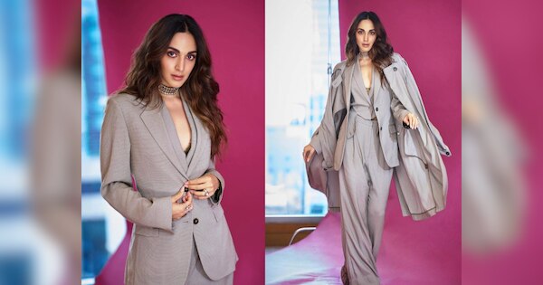 kiara advani absolutely gorgeous in grey suits fan admire her latest ...