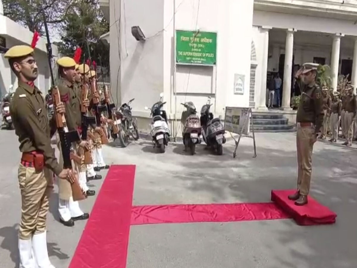 Udaipur new Superintendent of Police Yogesh Goyal took charge soldiers ...